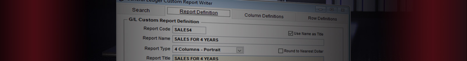 GL Report Writer | General Leger Custom Reports | Henning Software