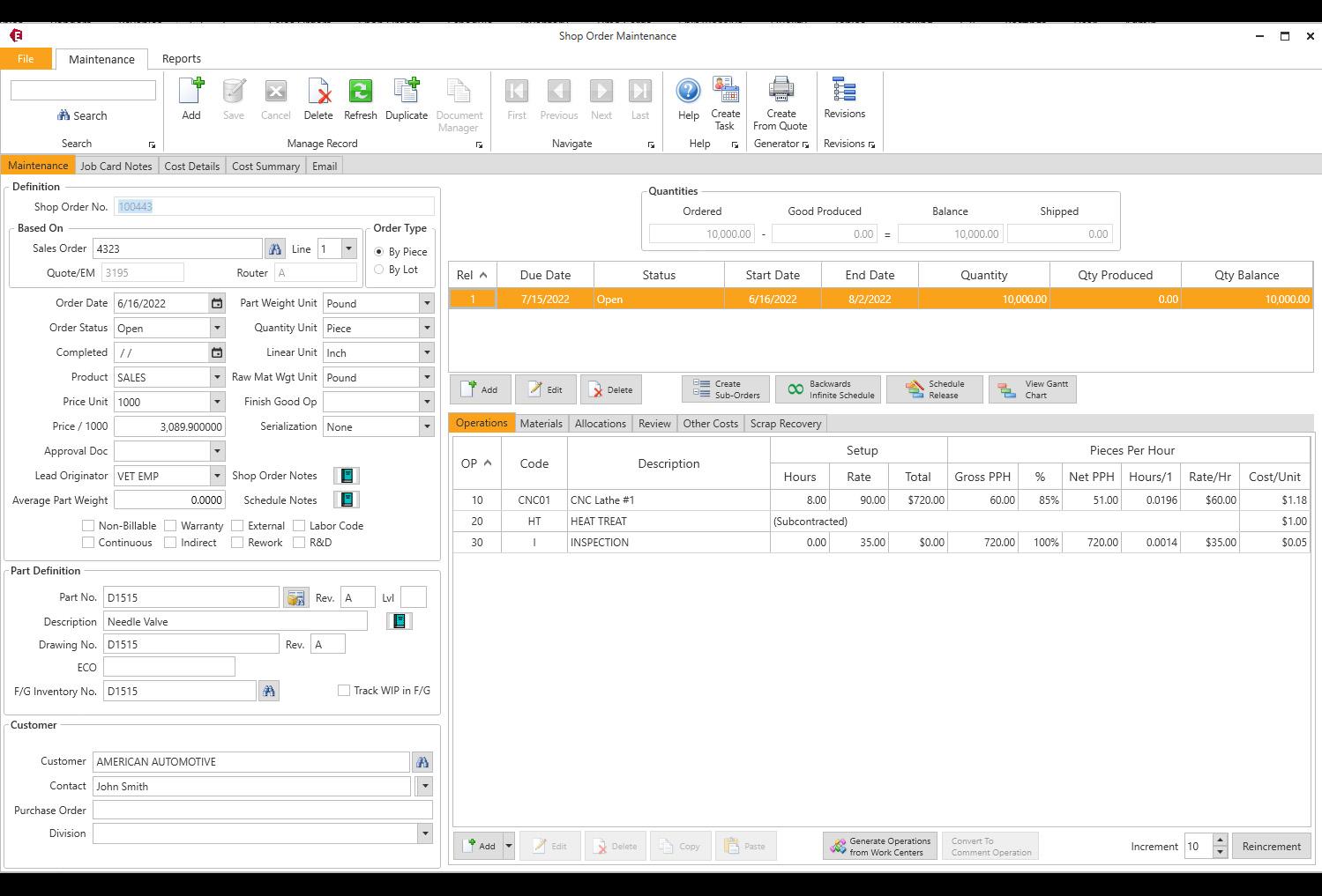 EstiTrackUltimateShopOrder - Henning Software