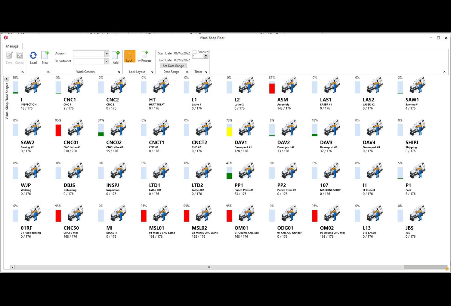 EstiTrackUltimateVisualShopFloor - Henning Software