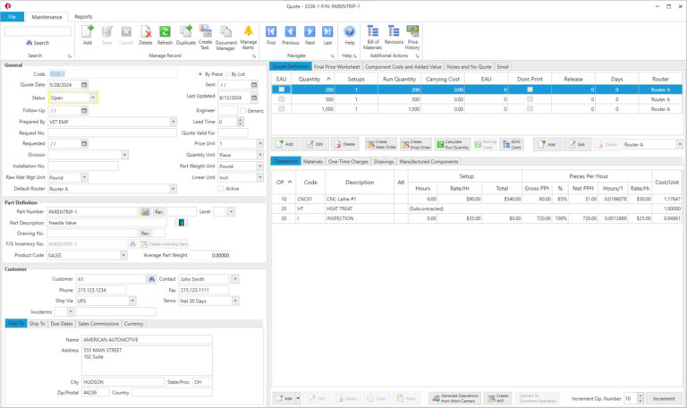 Visual EstiTrack™ Ultimate - Henning Software