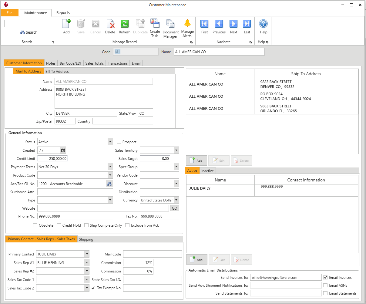 Visual EstiTrack™ Ultimate - Henning Software